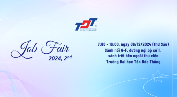 Ton Duc Thang University Job Fair 2024, 2nd | Faculty of Applied Sciences